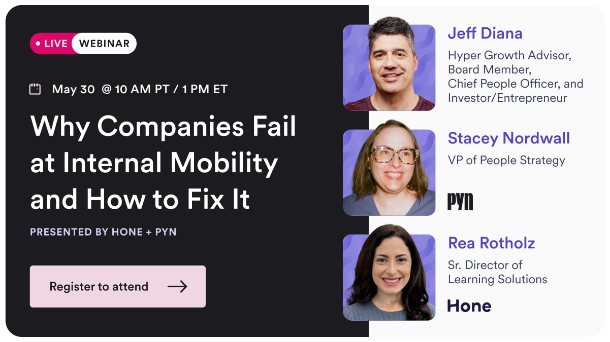 Why Companies Fail At Internal Mobility And How To Fix It - Hone
